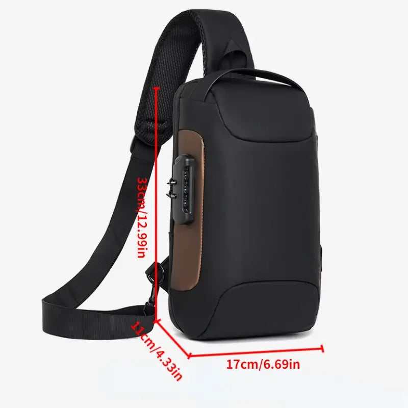 Men’s Anti-Theft Chest Satchel | Antitheft Backpack – Anti Theft Backpack