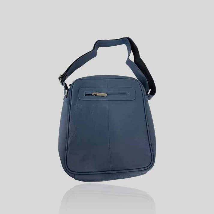 Buy Men's Small Leather Flight Bags and Pouches in Navy Blue – Anti ...